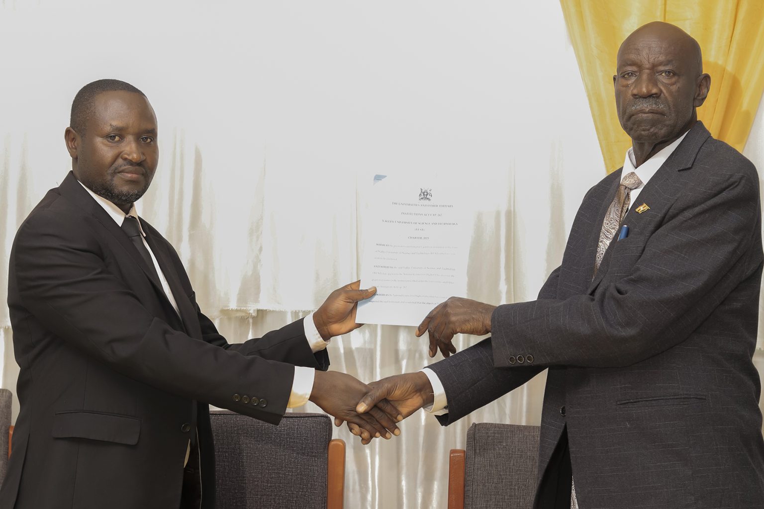 VUST is officially chartered – Valley University of Science and Technology